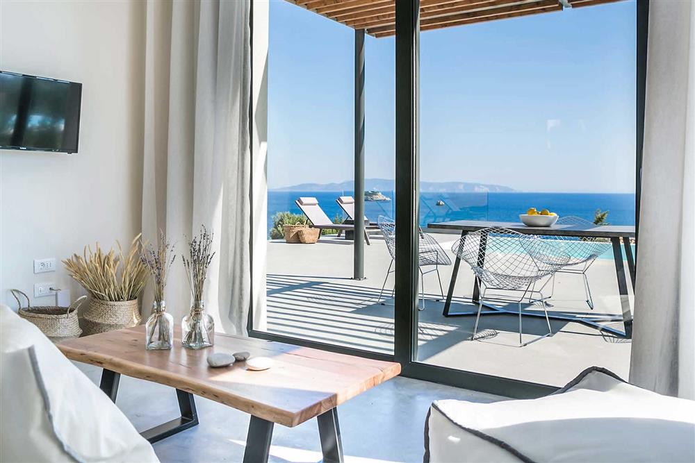 Villa Avithos Beach view in Svoronata, Kefalonia sleeps 4